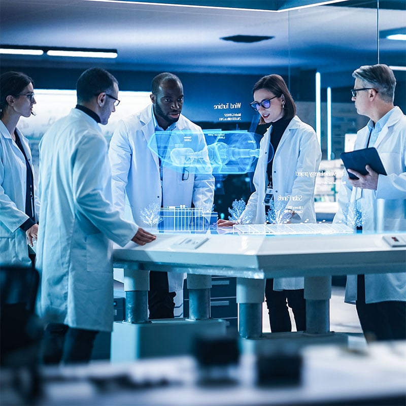 Virtuelle Expertenrunde High-Tech-Industrie