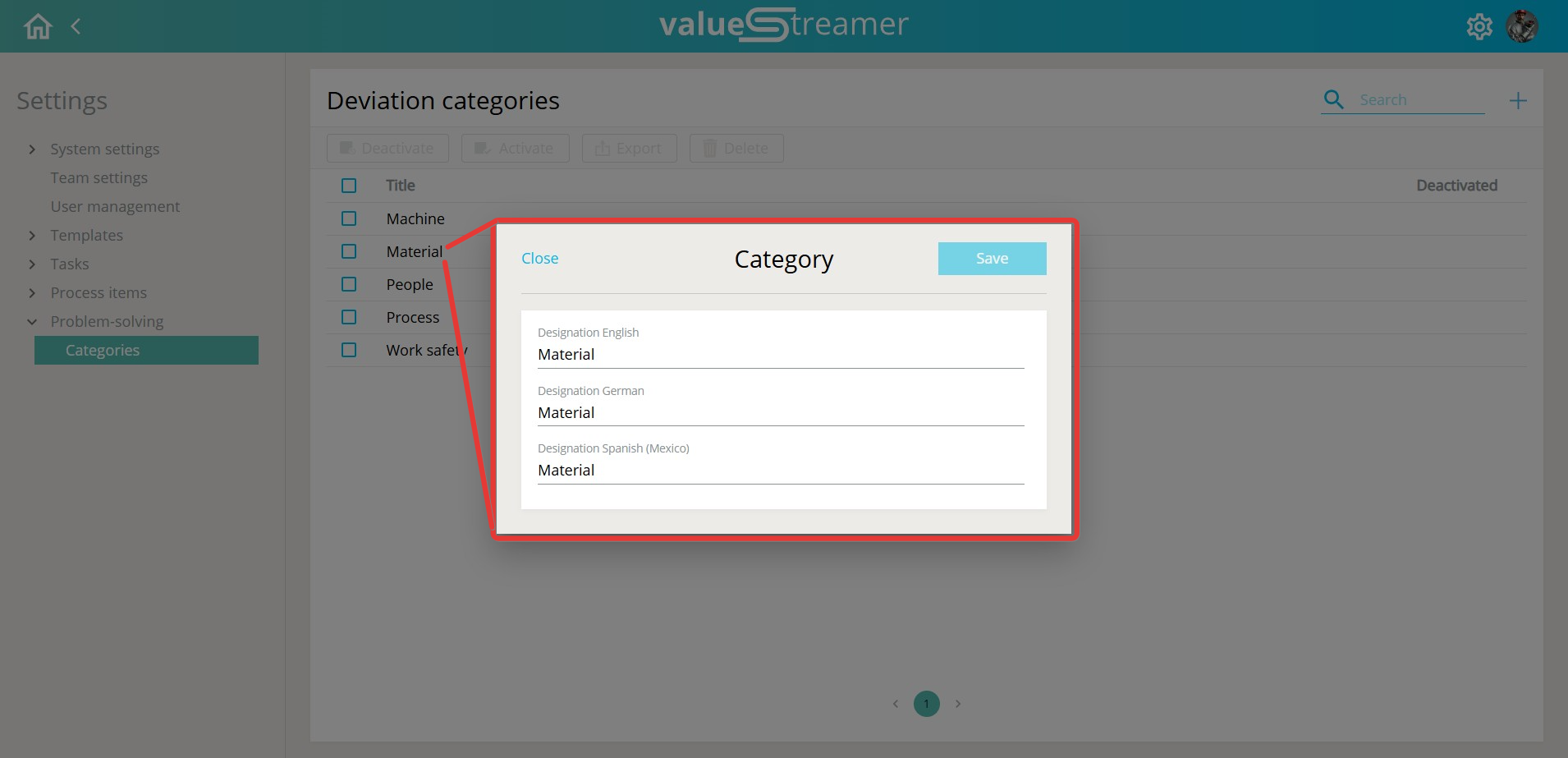 📋 Creating, Editing, Deleting & Exporting Deviation Categories