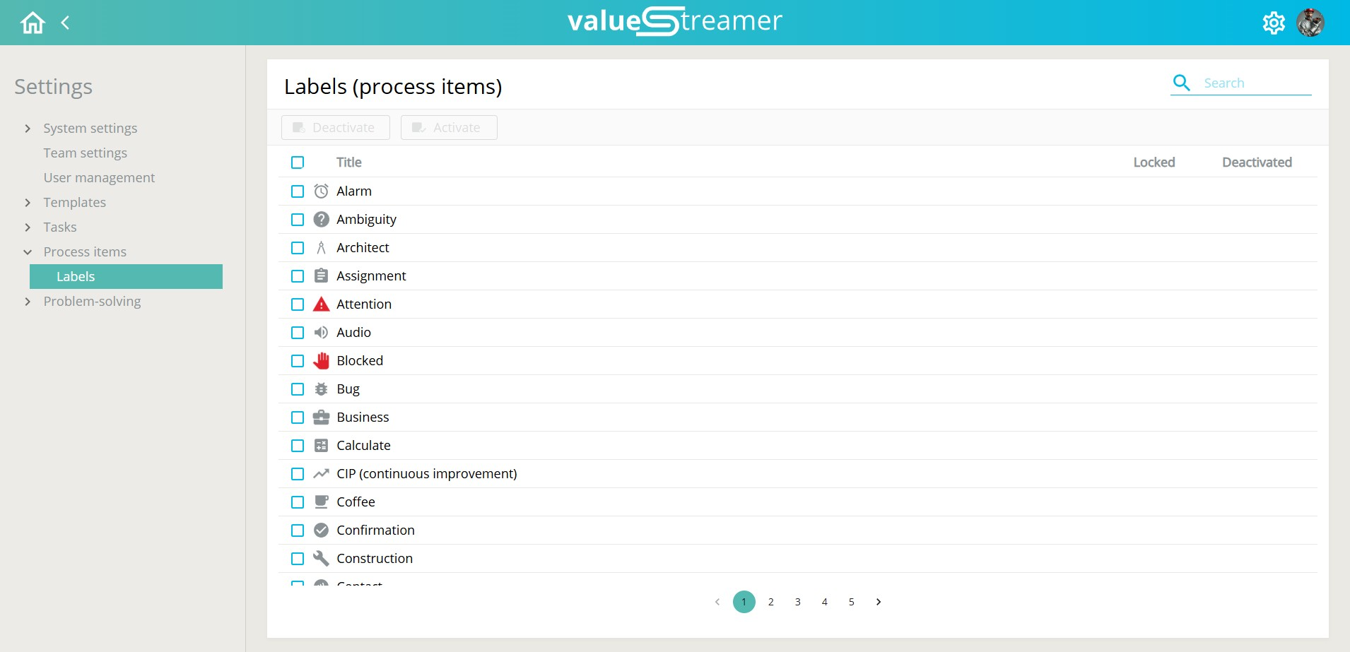 ️ Editing Process Labels
